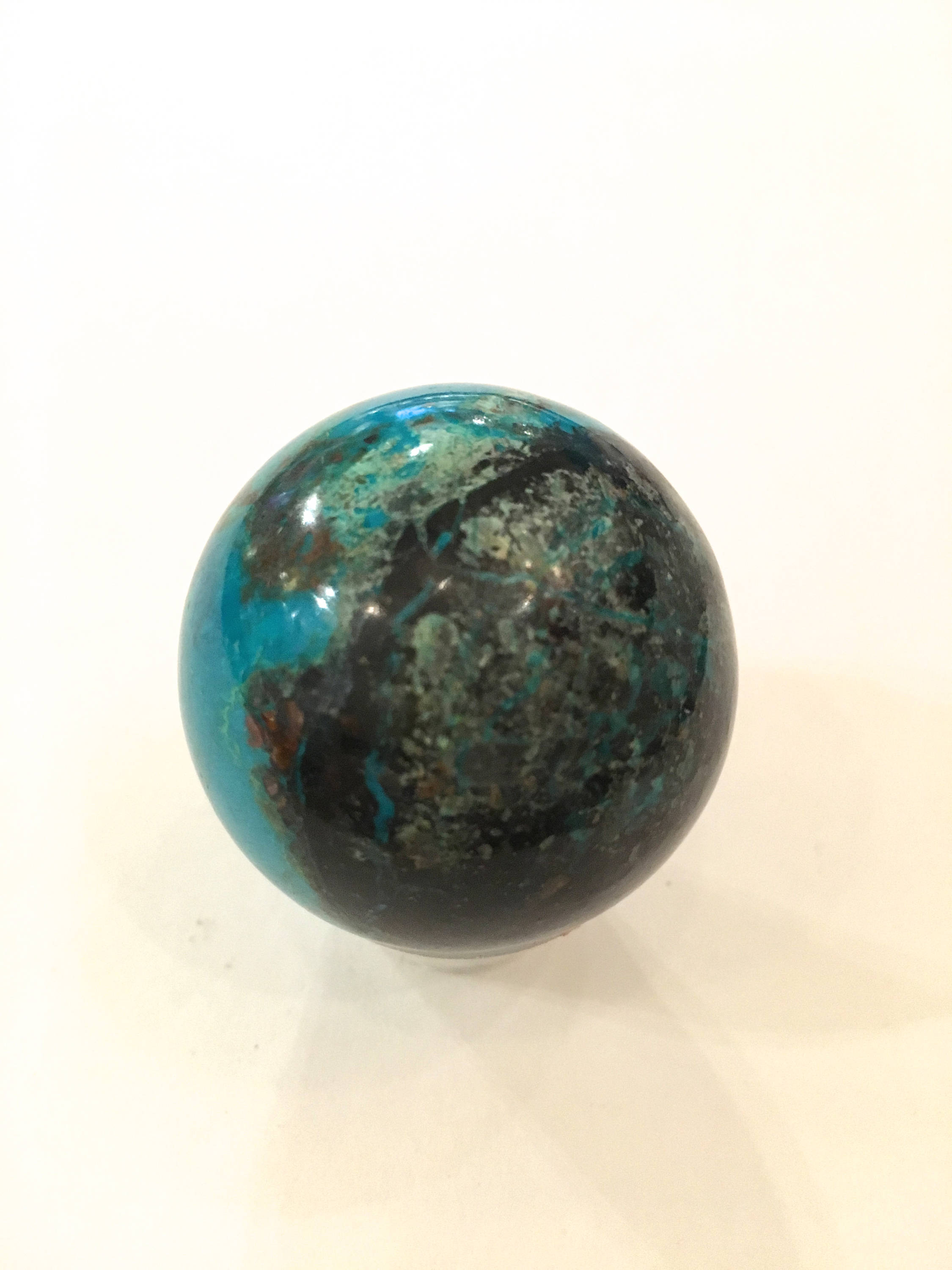 CHRYSOCOLLA Sphere// Crystal Sphere// Healing Gemstone// Crystal Ball ...