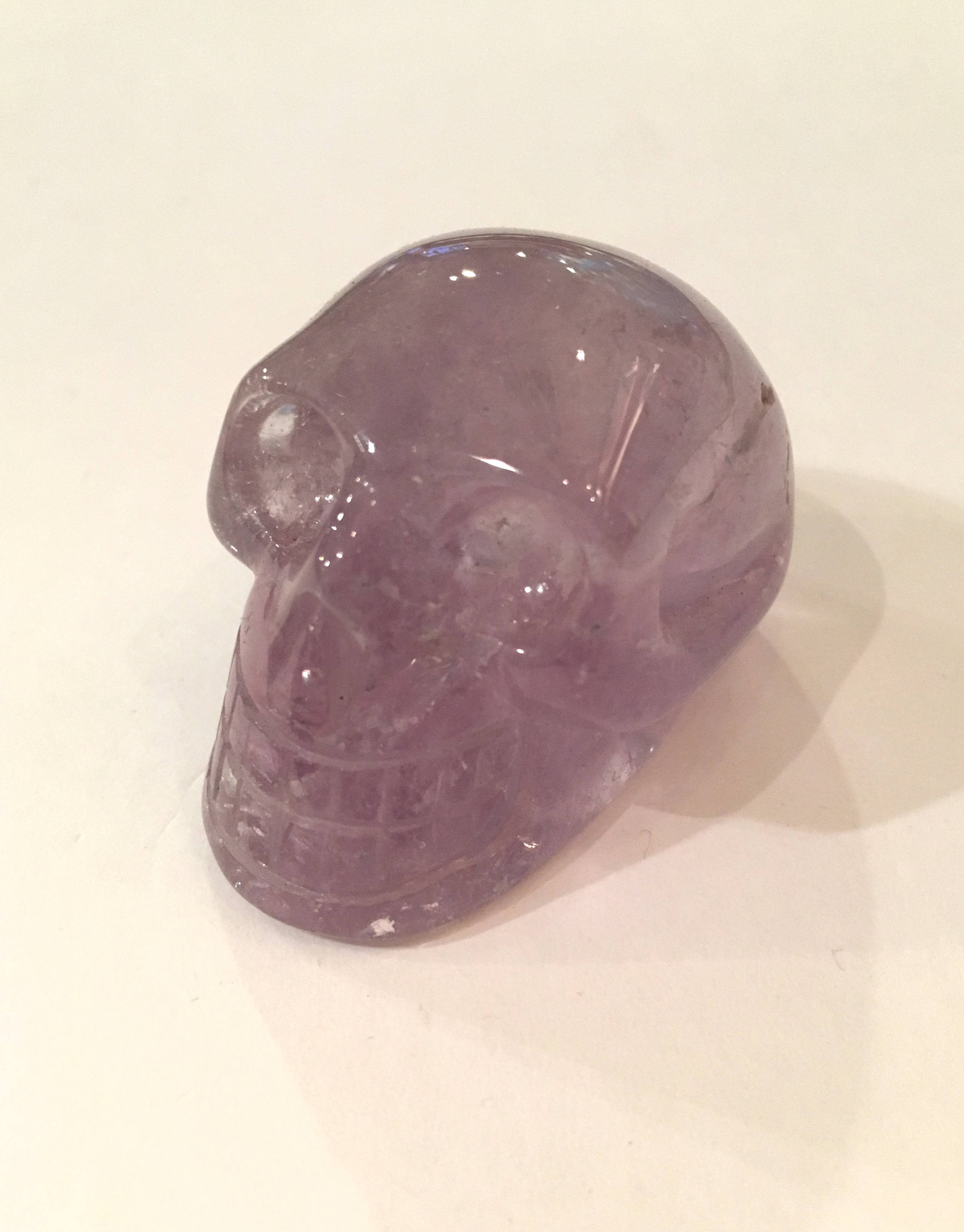 AMETHYST Skull// Carved Skull/ Healing Gemstones// Home Decor/ Healing ...