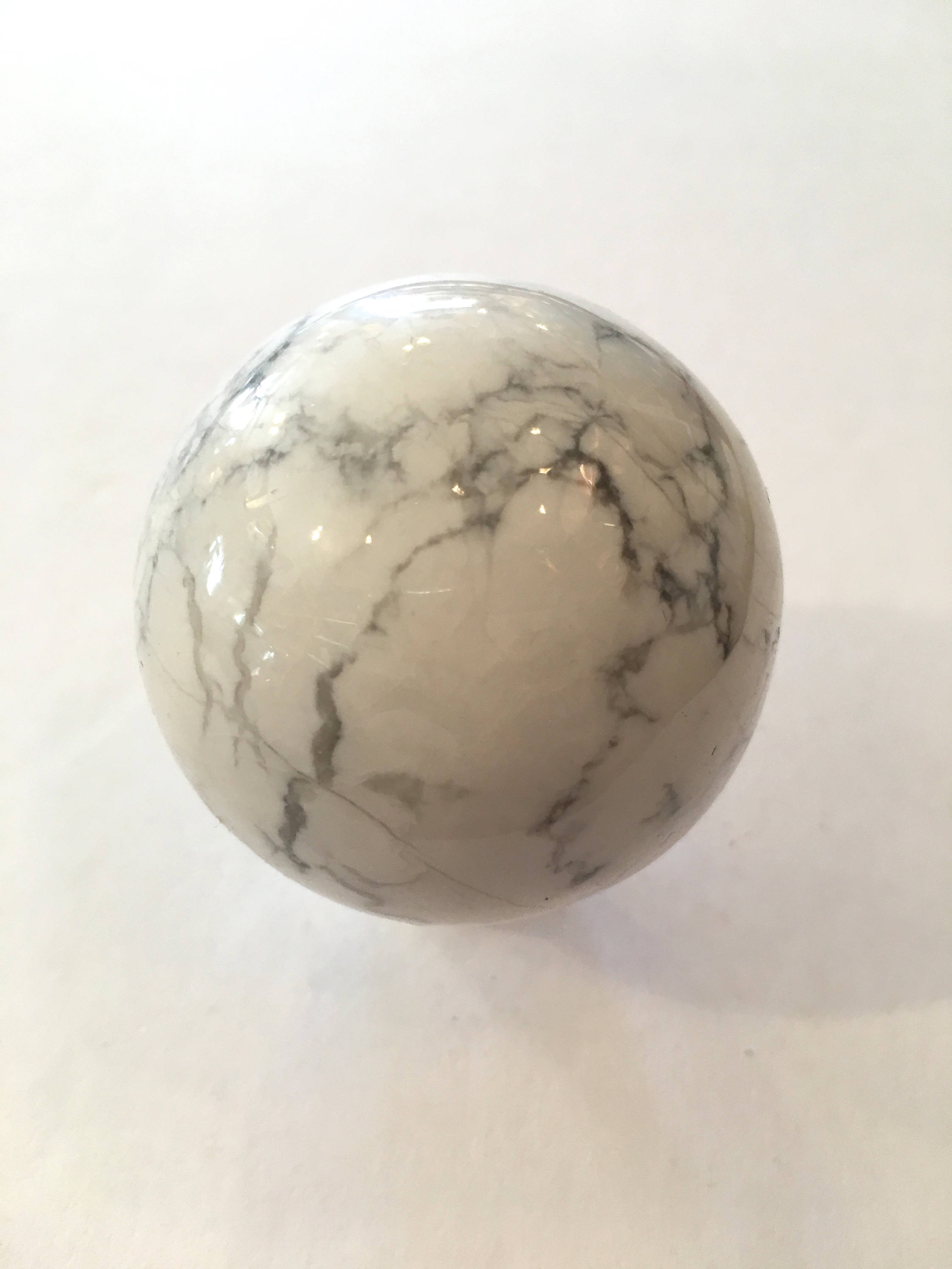 WHITE HOWLITE Sphere// Howlite Sphere// Crystal Sphere// Healing ...