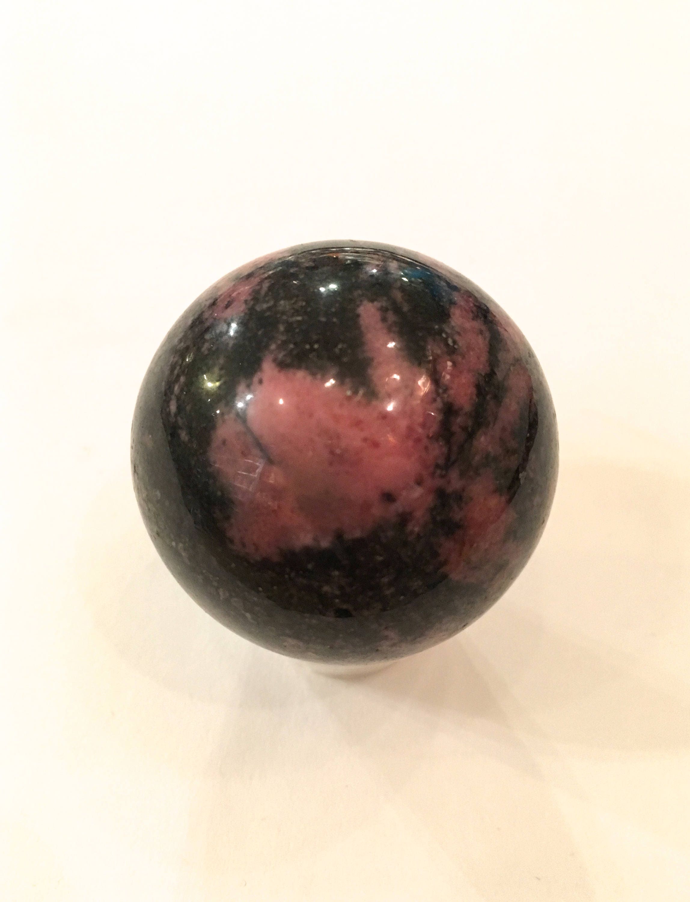 RHODONITE Sphere// Crystal Sphere// Rhodonite Orb// Rhodonite// Healing ...