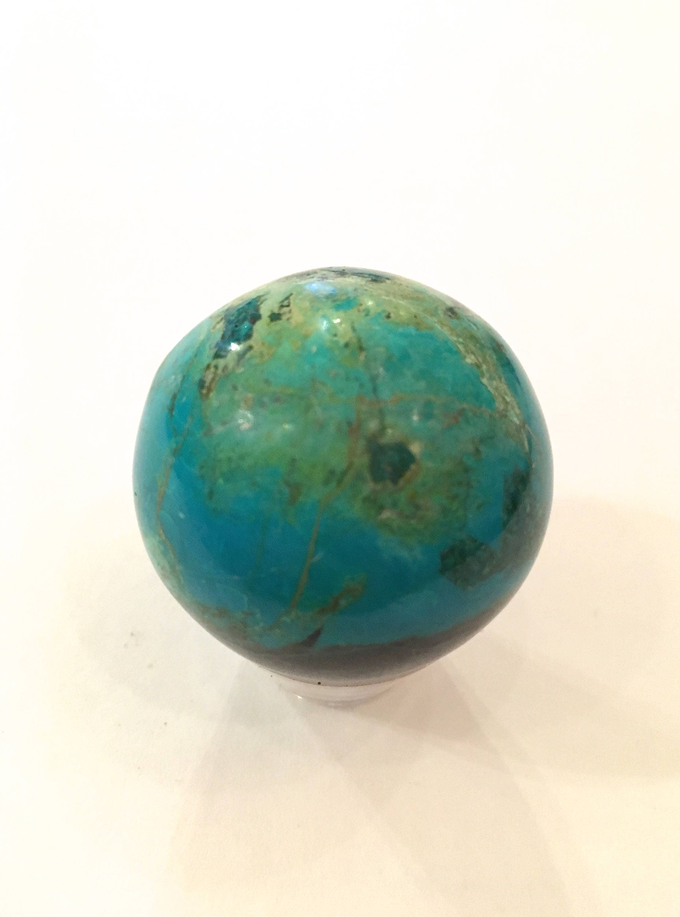 CHRYSOCOLLA Sphere// Crystal Sphere// Healing Gemstone// Crystal Ball ...