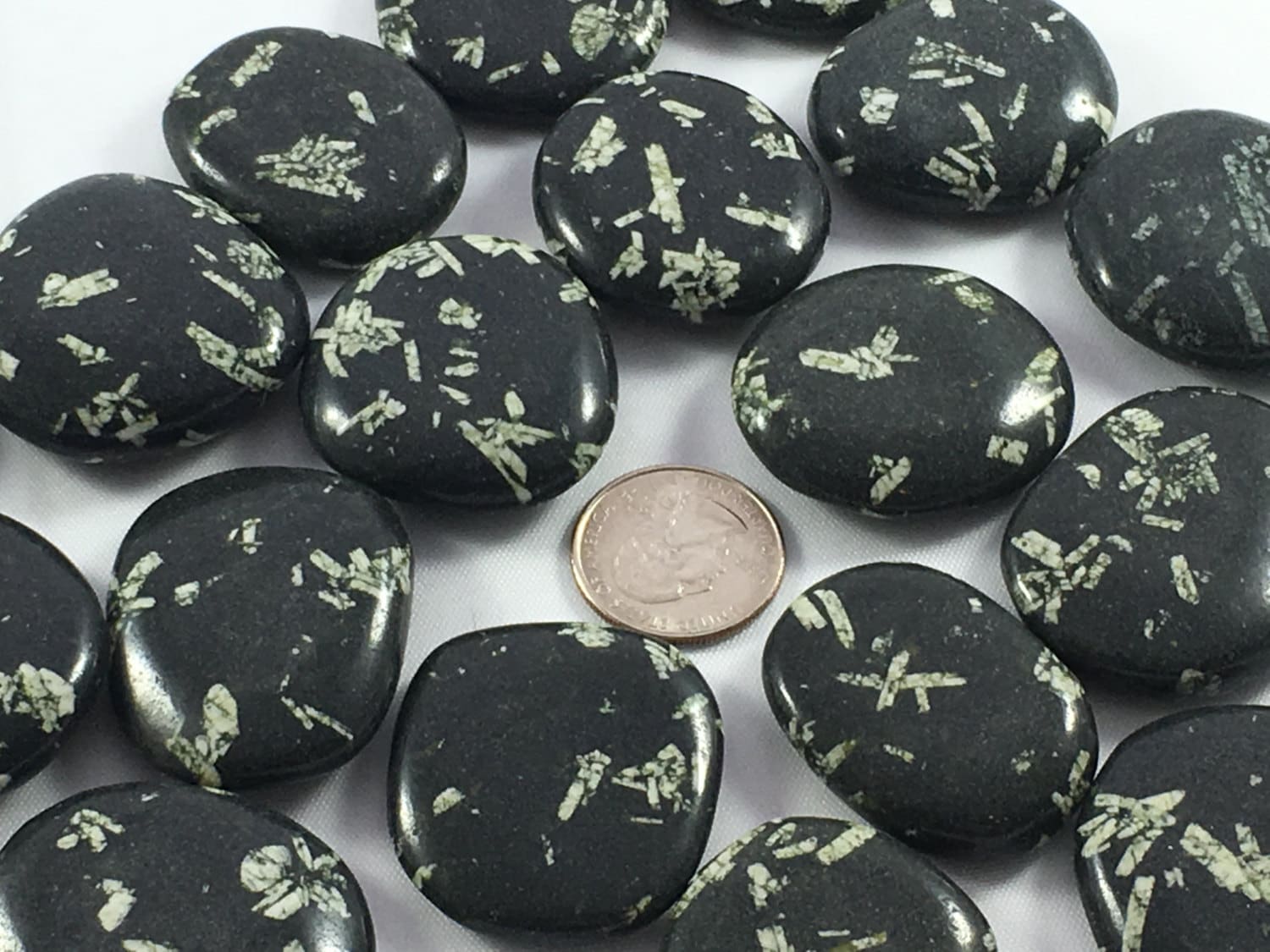 Beautiful Tumbled CHINESE WRITING STONE Healing Gemstone// Prophyry ...