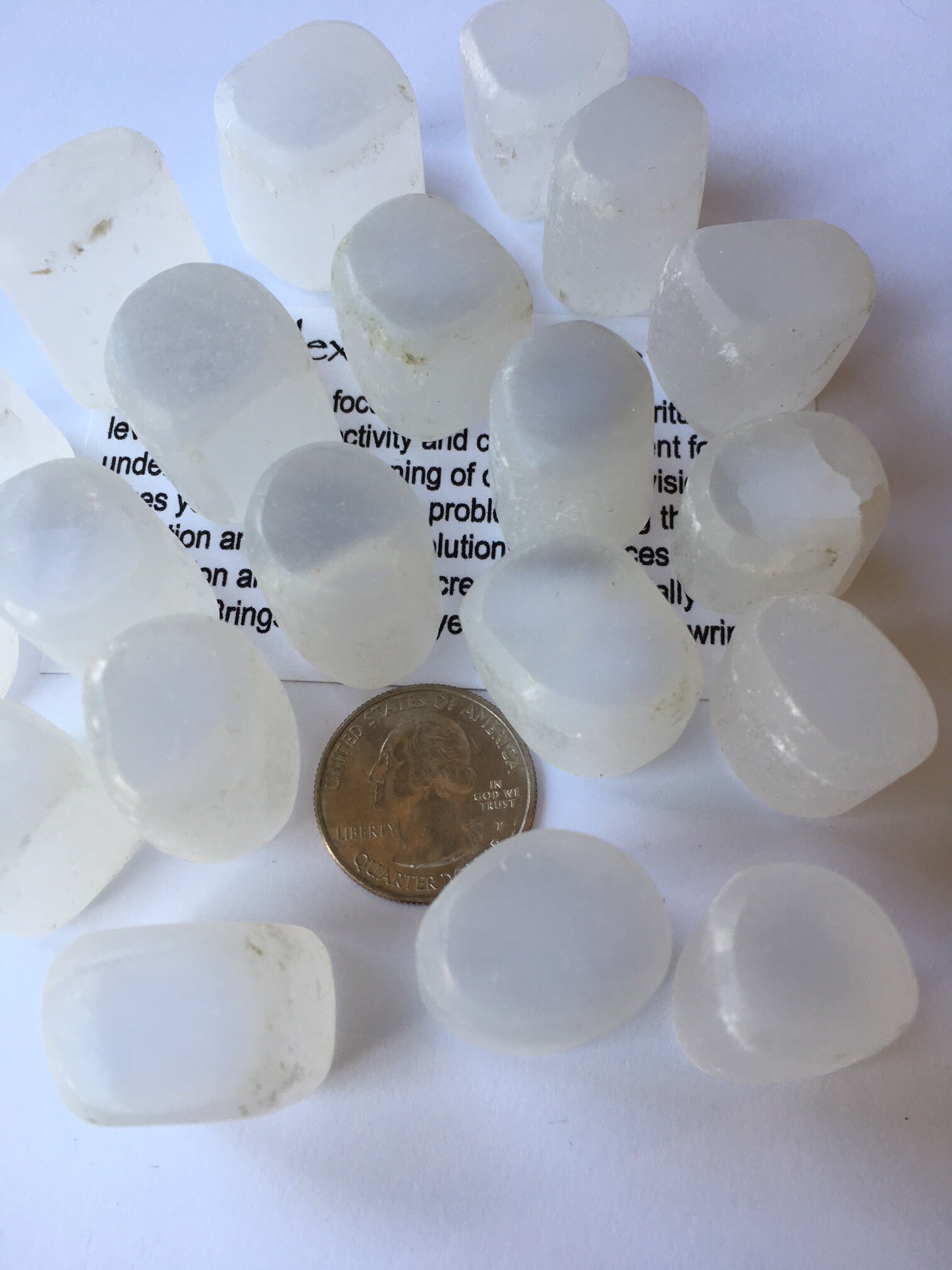 Beautiful Tumbled ULEXITE Healing Gemstone// Tumbled Ulexite/ Tumbled ...