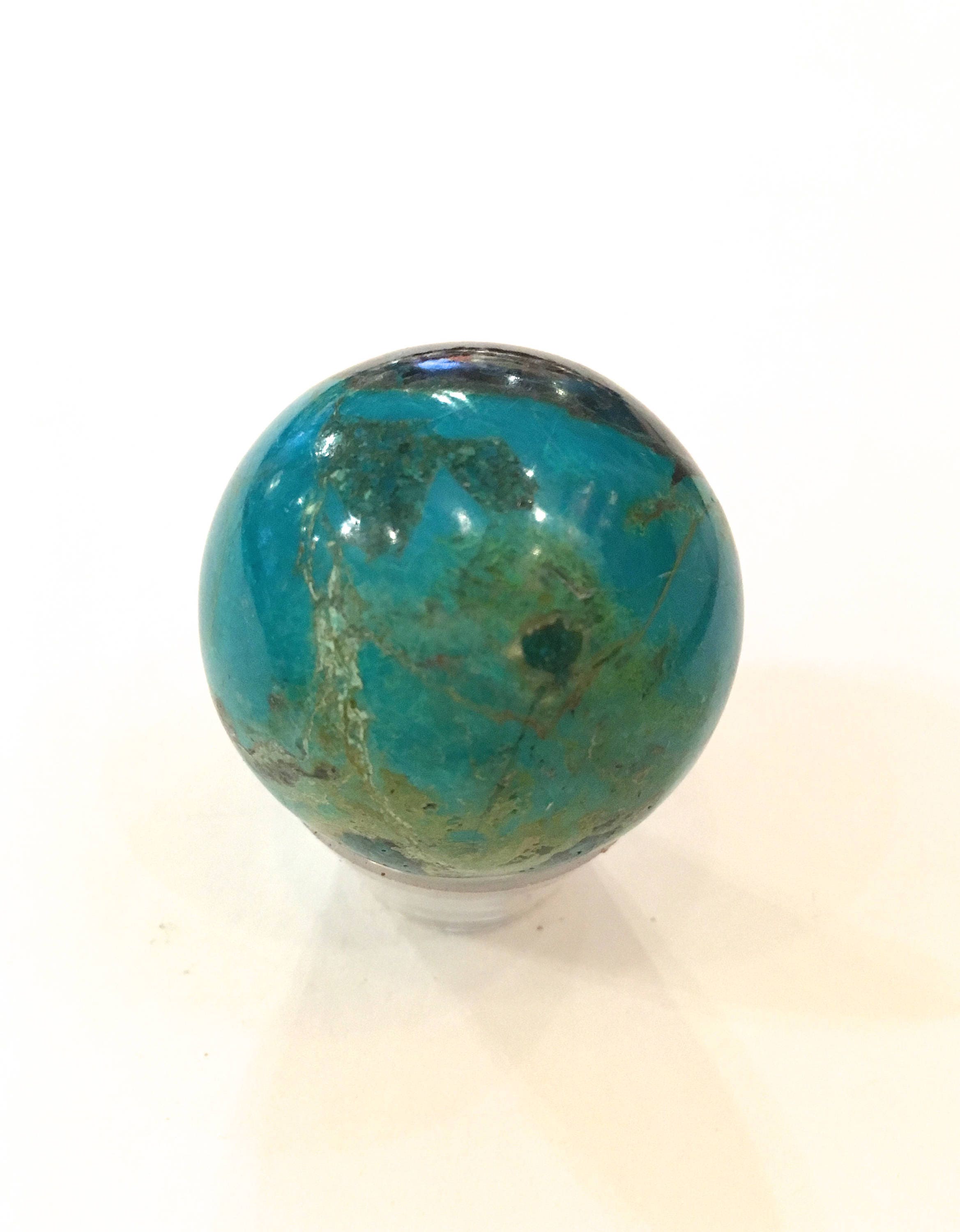 CHRYSOCOLLA Sphere// Crystal Sphere// Healing Gemstone// Crystal Ball ...