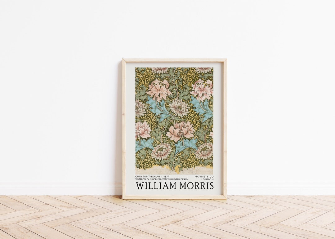 William Morris Print, William Morris Exhibition, Arts and Craft ...