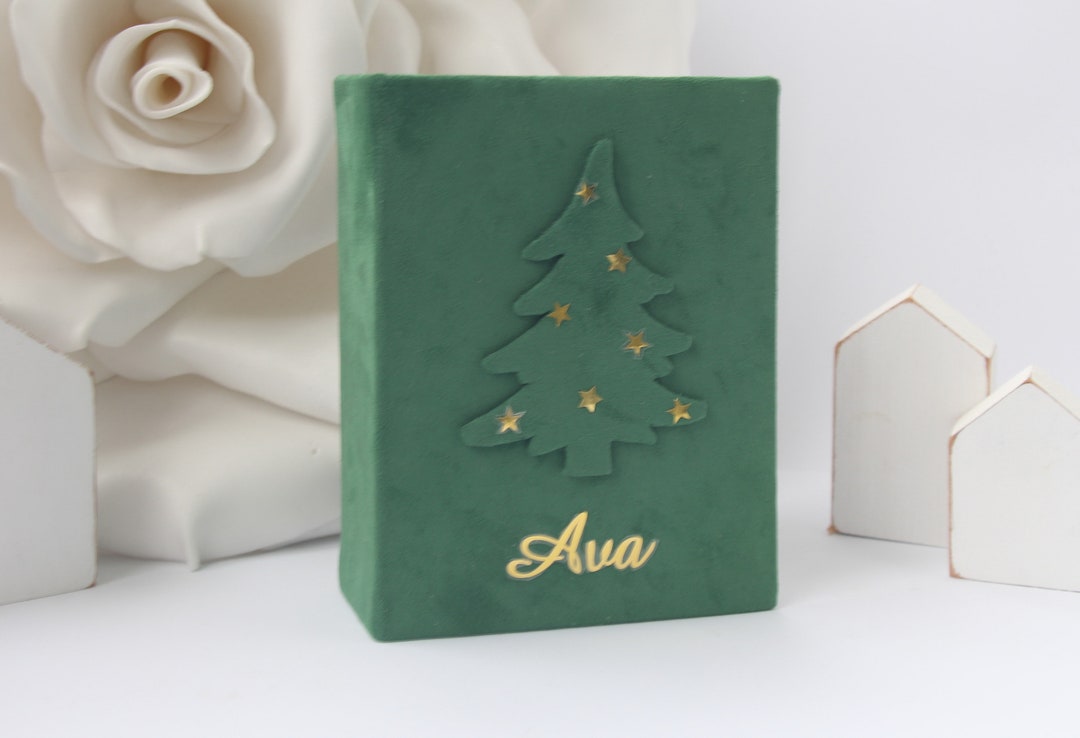 Christmas Memories Album | Personalised Christmas Tree Photo Album ...