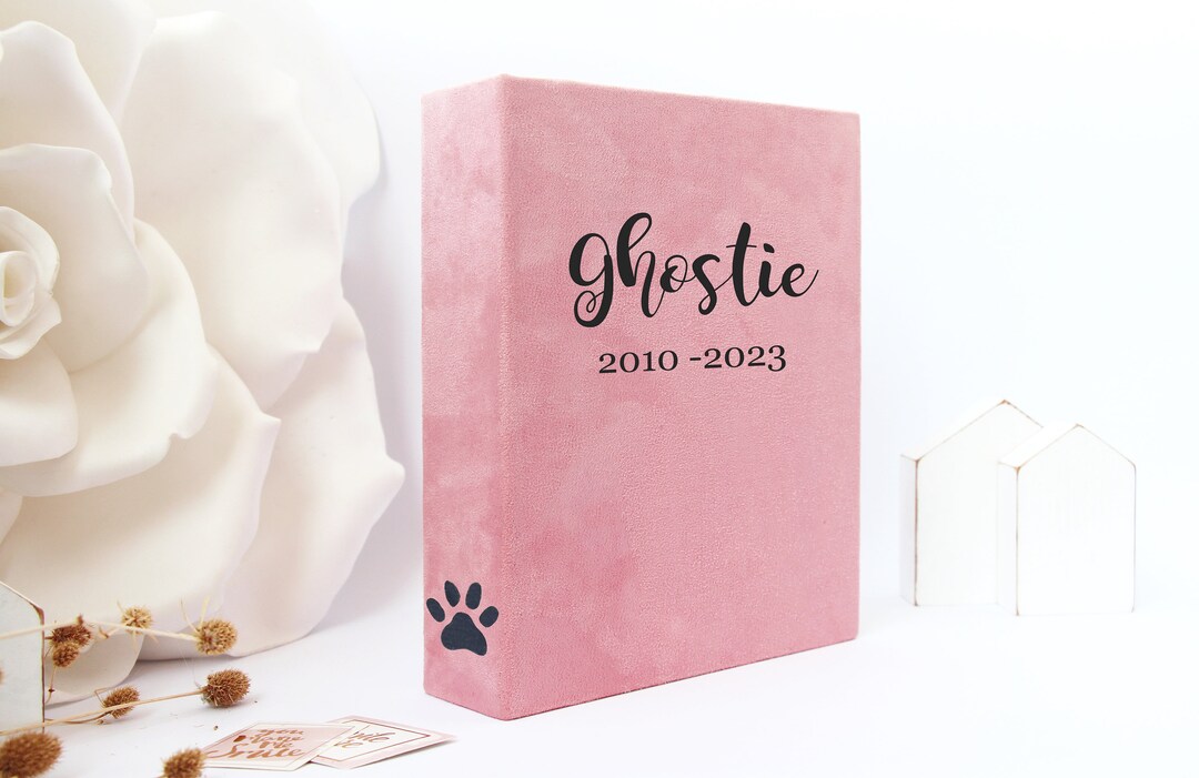 Dog Photo Album 4x6. Memorial Pet Album Scrapbook. Pet Memory Book With ...