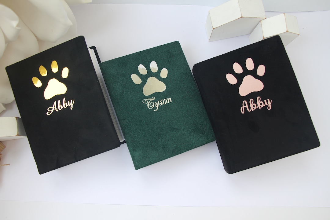 Personalised Pet Photo Album. Cat Photo Album 4x6. Dog Scrapbook ...