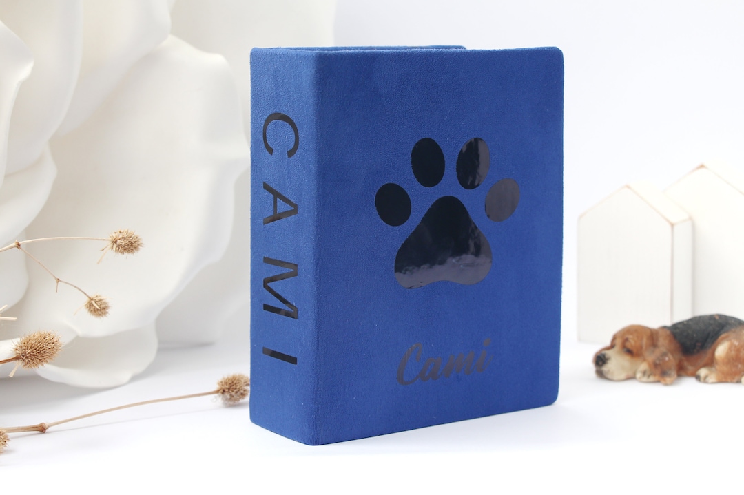 Pet Photo Album. Dog or Cat Memorial Album . Personalised Pet Photo ...