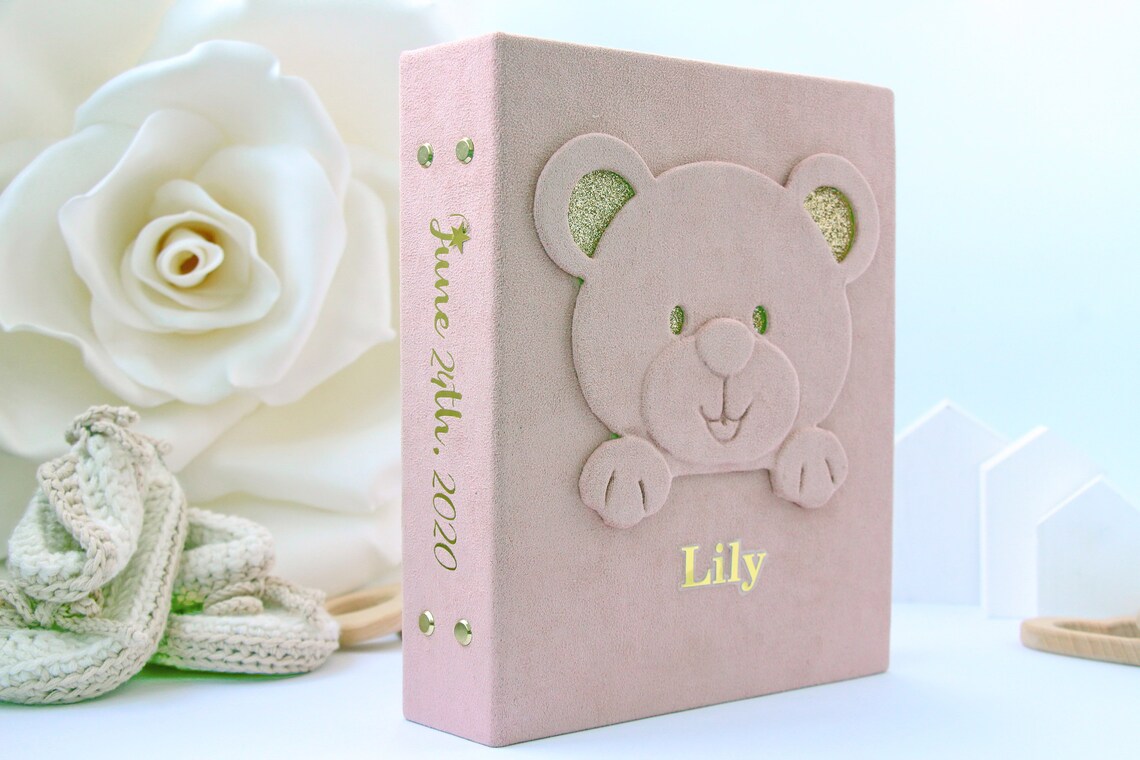 Personalized Baby Photo Album 4x6 Modern Baby Album Baby - Etsy