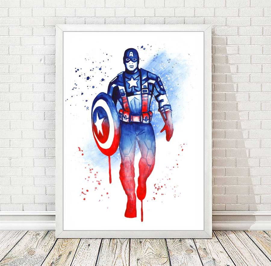 Superhero Prints, Select From 18, Superhero Posters, Superhero Wall ...