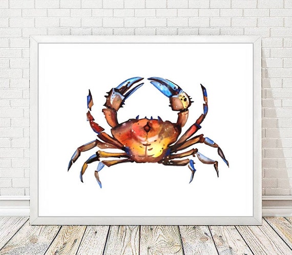 Nautical Crab Art
