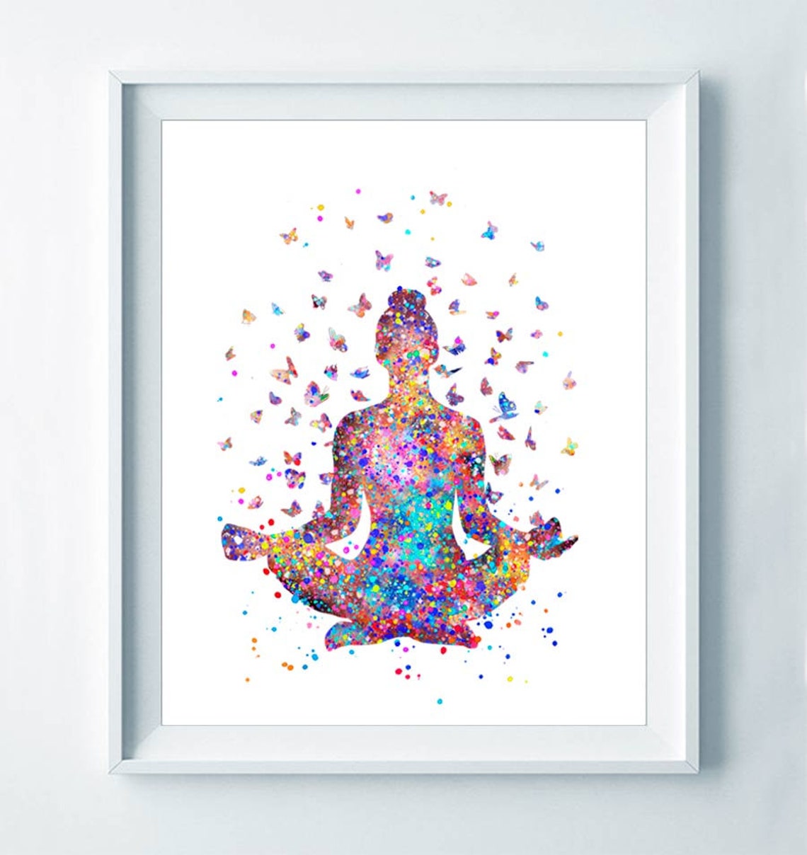 Yoga Art Yoga Poster Yoga Pose Yoga Print Watercolor Yoga | Etsy Canada