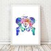 Hip Joints Print Pelvis Anatomy Art Wall Decor Watercolor - Etsy