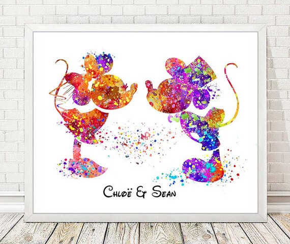 Mickey Mouse And Minnie Mouse Wedding Drawing