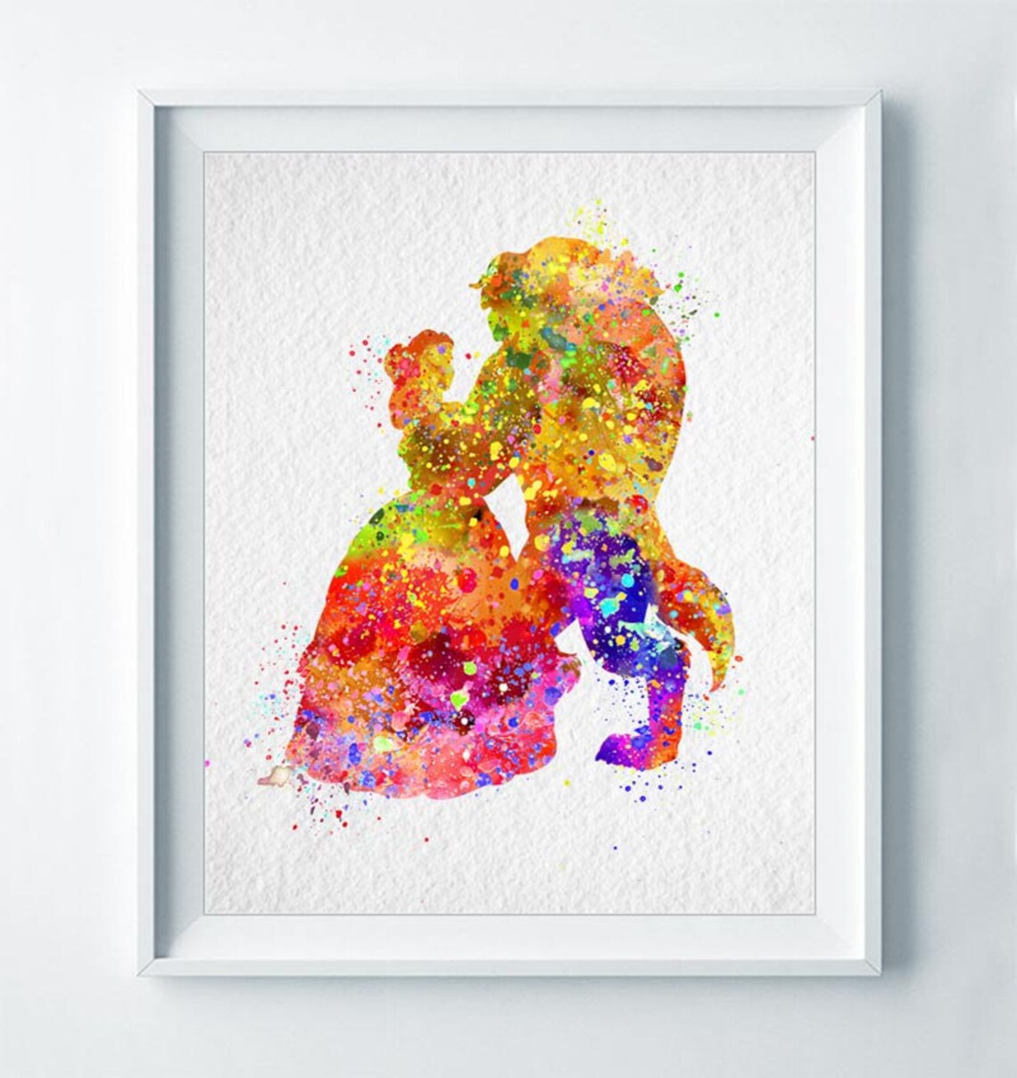 Beauty and the Beast Art Print Belle Disney Poster Princess Nursery Art ...