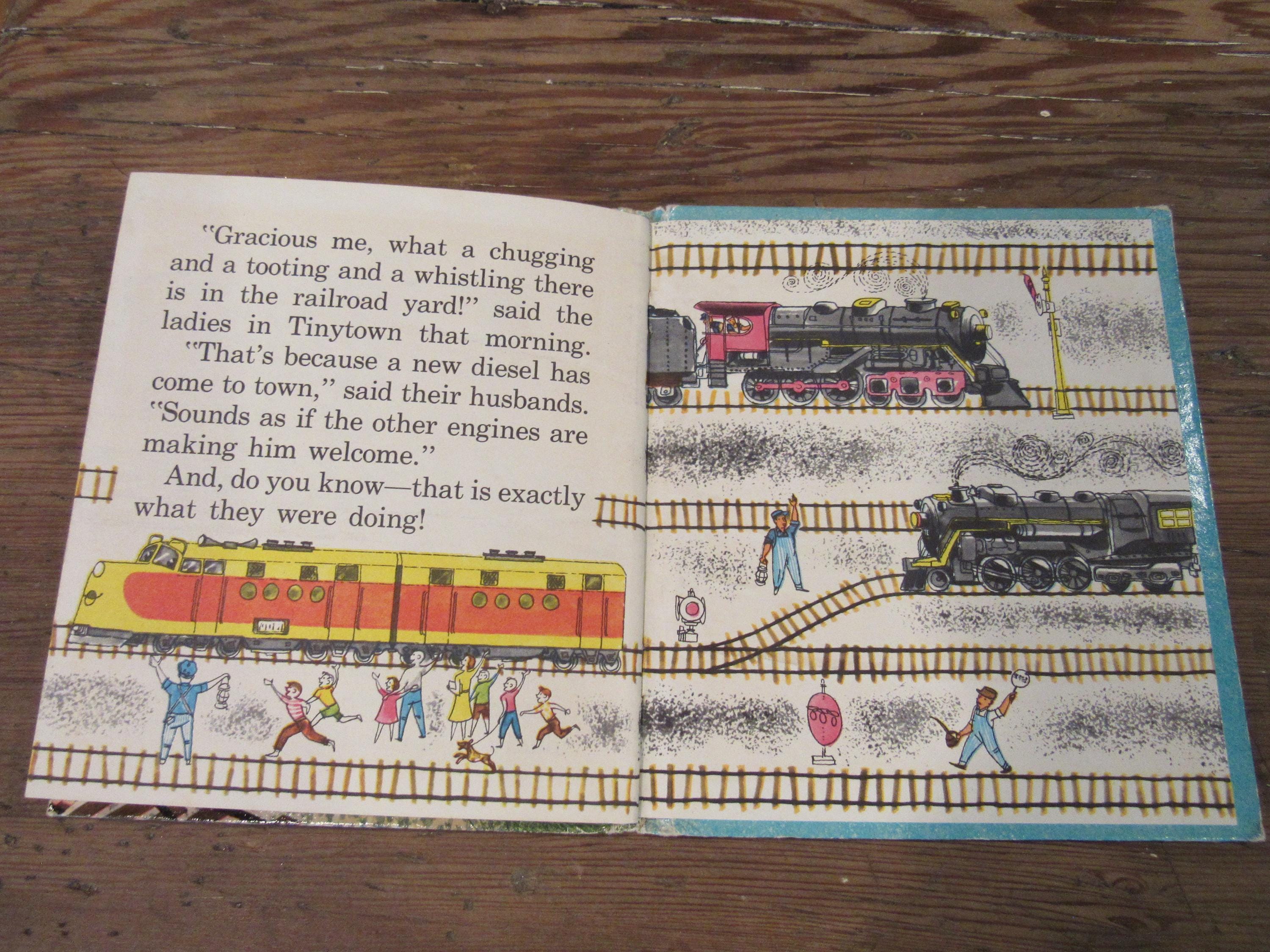 Vintage 1958 Roundabout Train Children's Tell-a-tale Book - Etsy