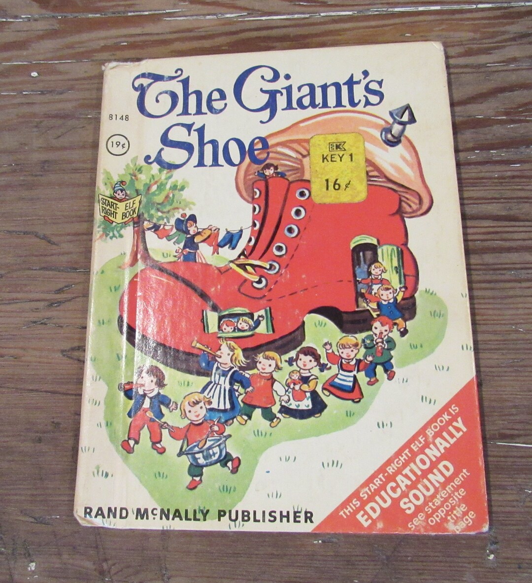 Vintage 1967 the Giant's Shoe Children's Book A Start-right Elf Book - Etsy