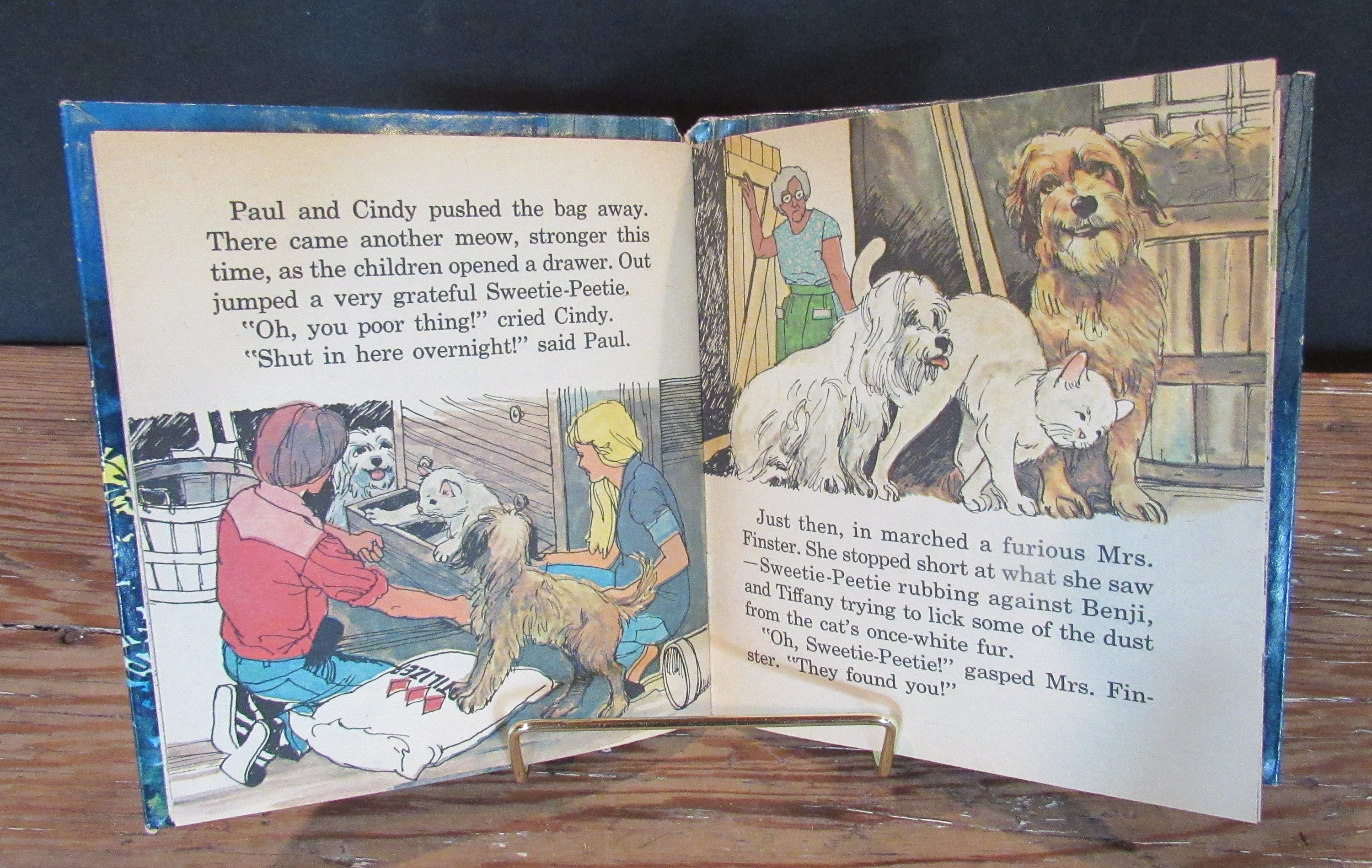 Vintage 1978 Joe Camp's BENJI the Detective Children's Book A Tell-a ...