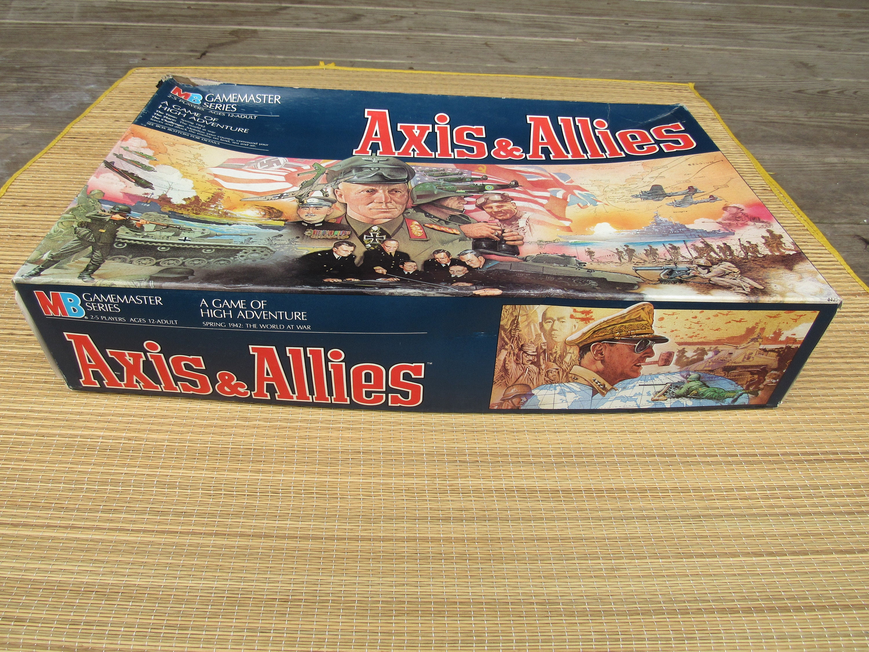 Vintage Axis & Allies Board Game 1984 W/original Box - Etsy