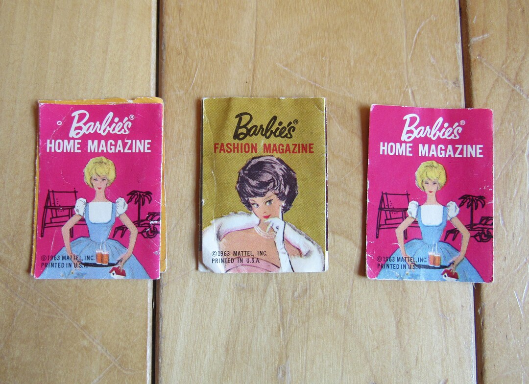 Barbie Magazine, 60's Miniature Magazines, Barbie's Fashion Magazine ...