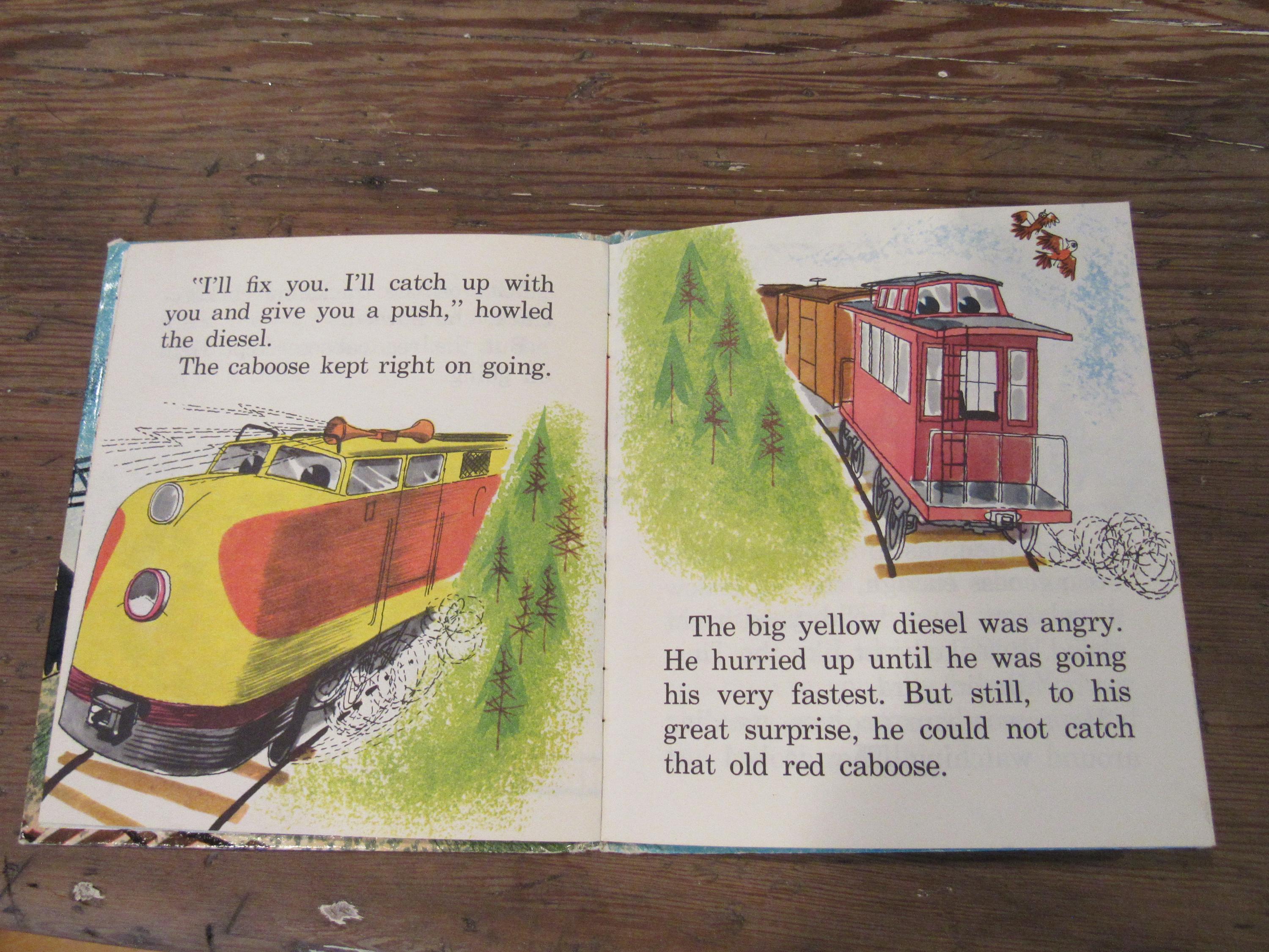 Vintage 1958 Roundabout Train Children's Tell-a-tale Book - Etsy