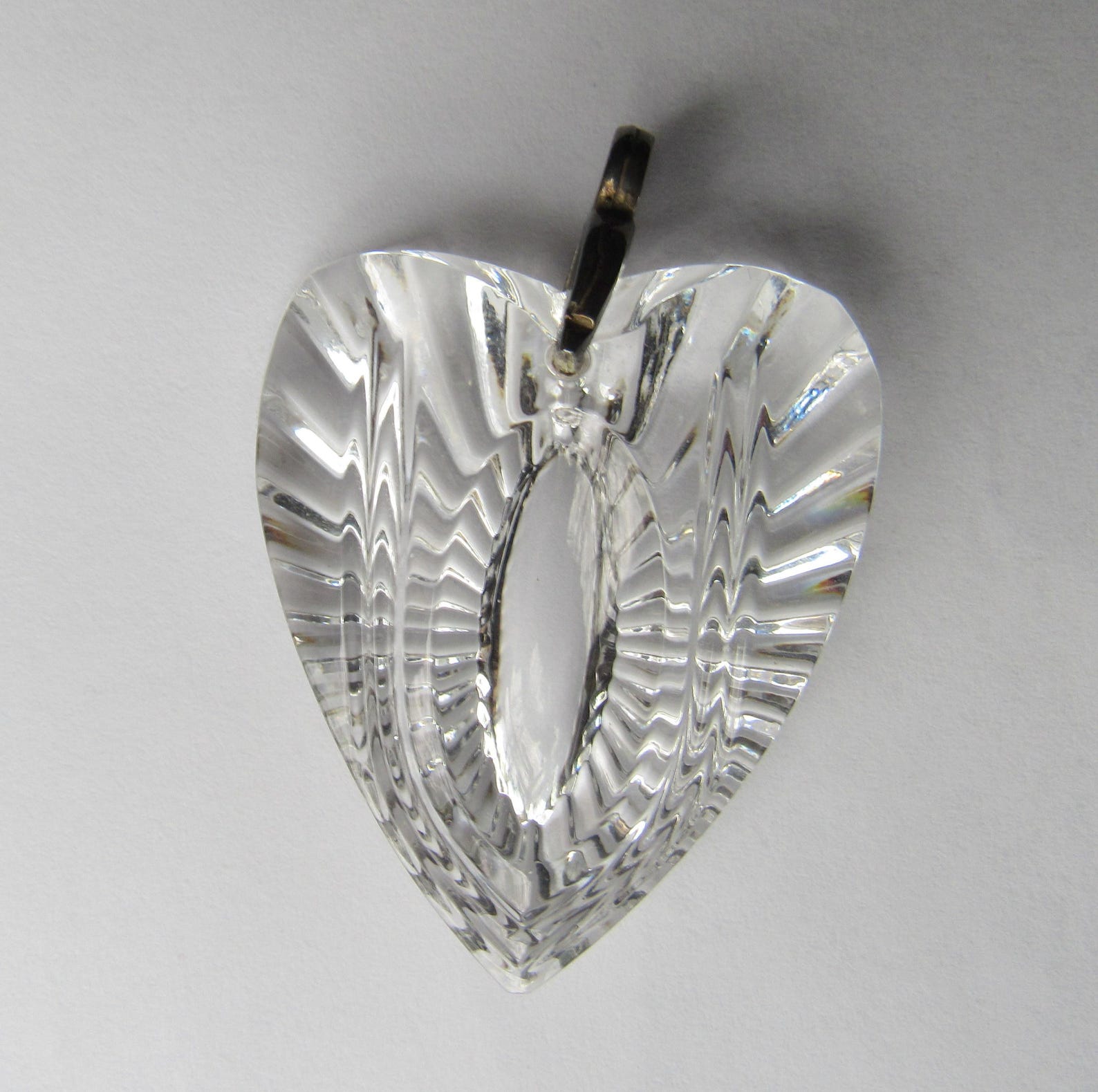 Vintage Waterford Crystal Heart Pendant in Original Box - Etsy
