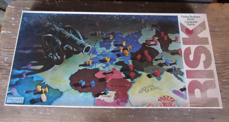 Vintage RISK Board Game 1980 Complete - Etsy