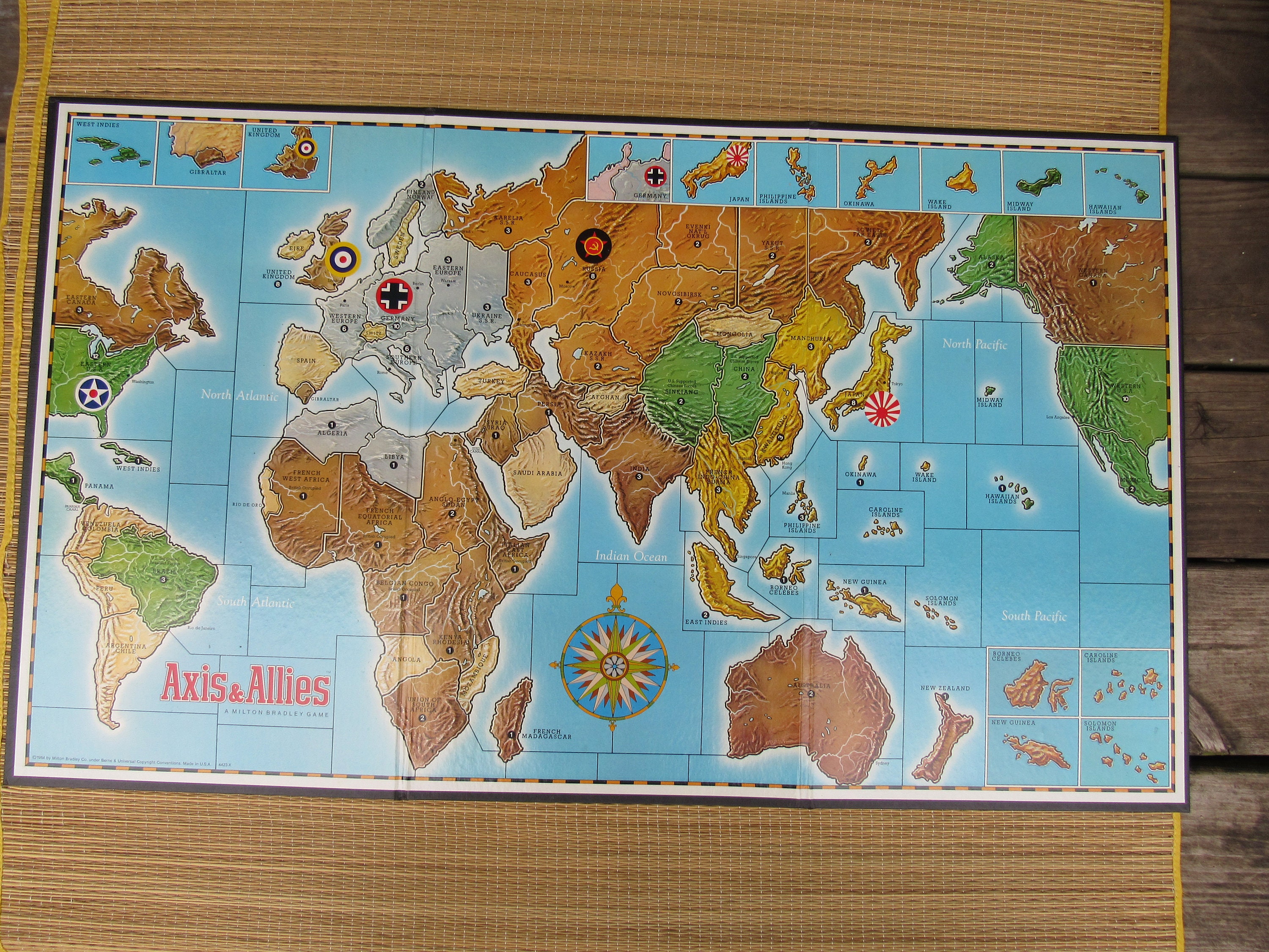 Vintage Axis & Allies Board Game 1984 W/original Box - Etsy
