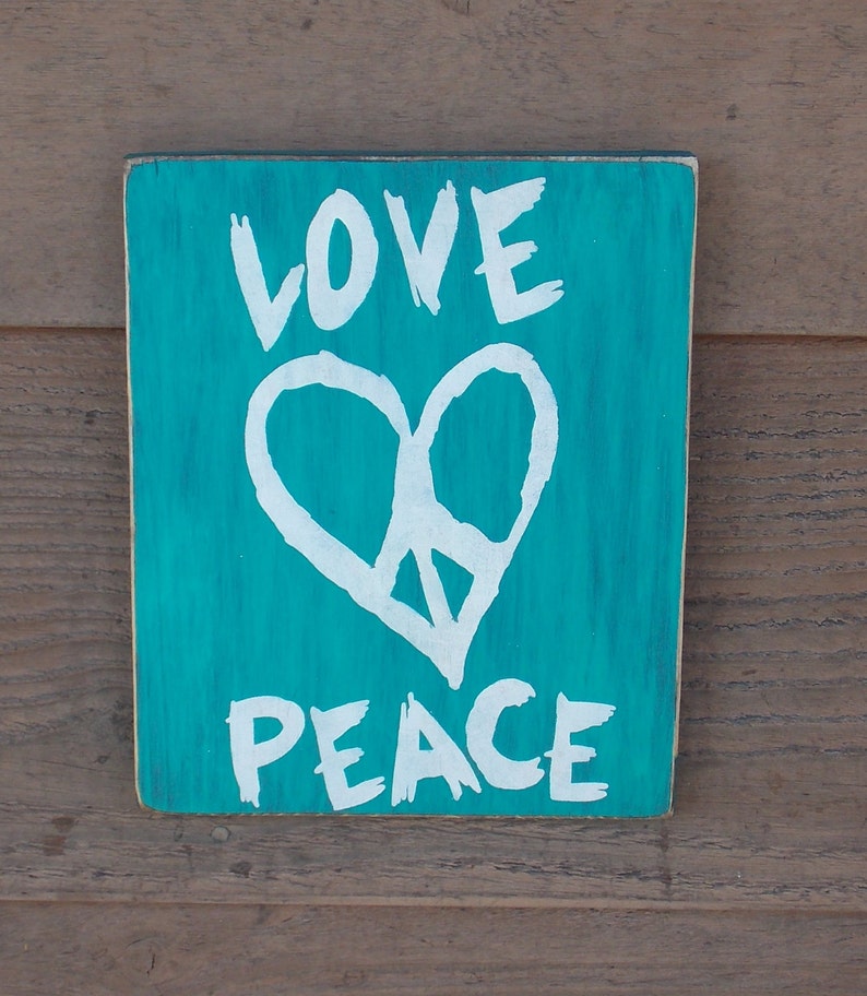 Love Peace Sign Home Decor Teenagers. - Etsy
