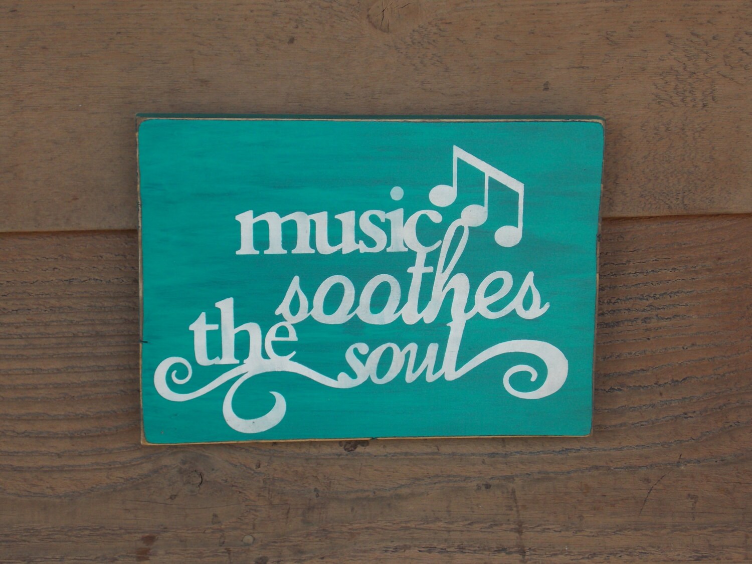 Music Soothes the Soul Sign. - Etsy