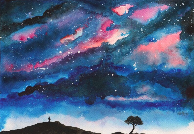 Awe and Wonder. Fine Art PRINT From Watercolour Original. Unframed. - Etsy