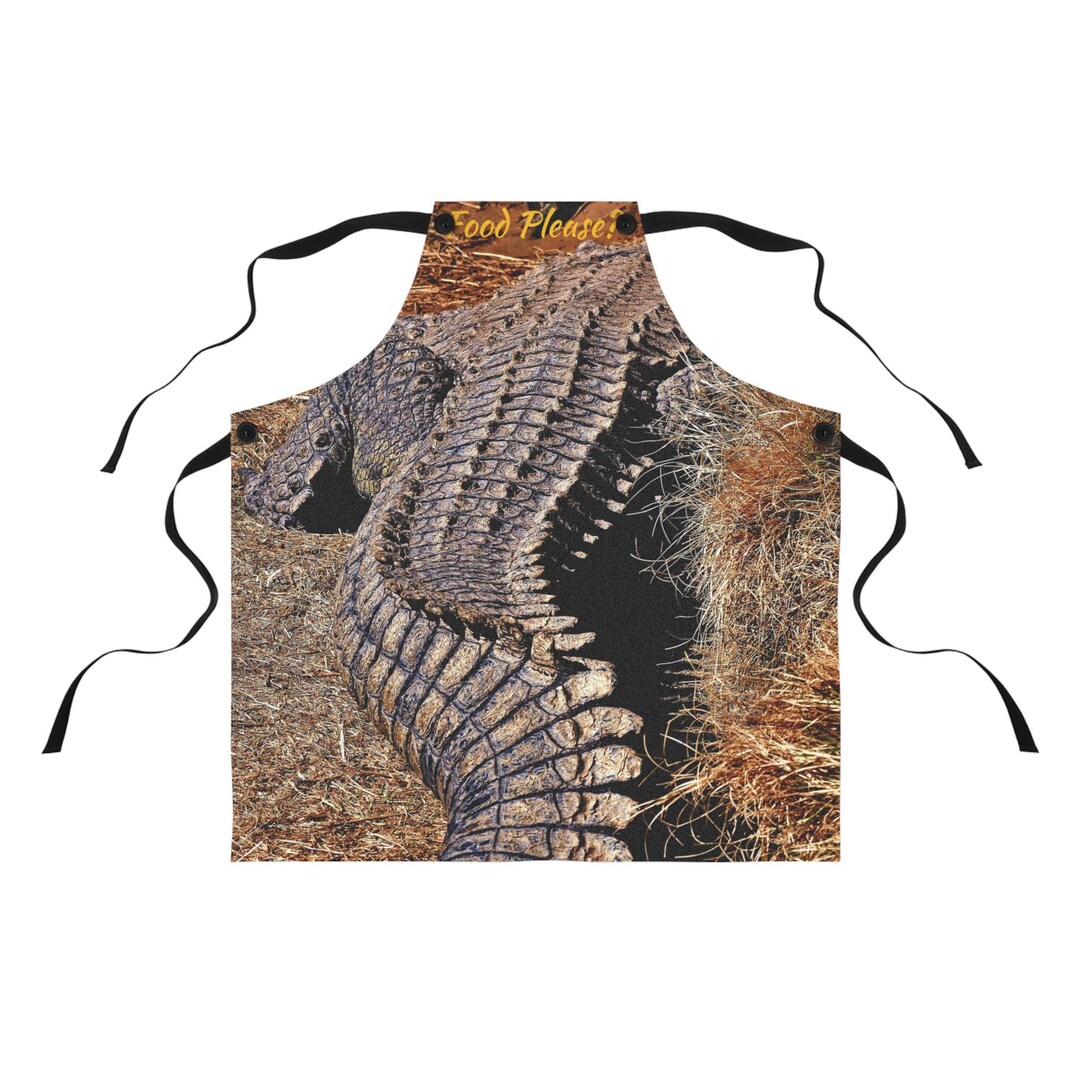 Food Please? Alligator Apron (AOP) - Etsy