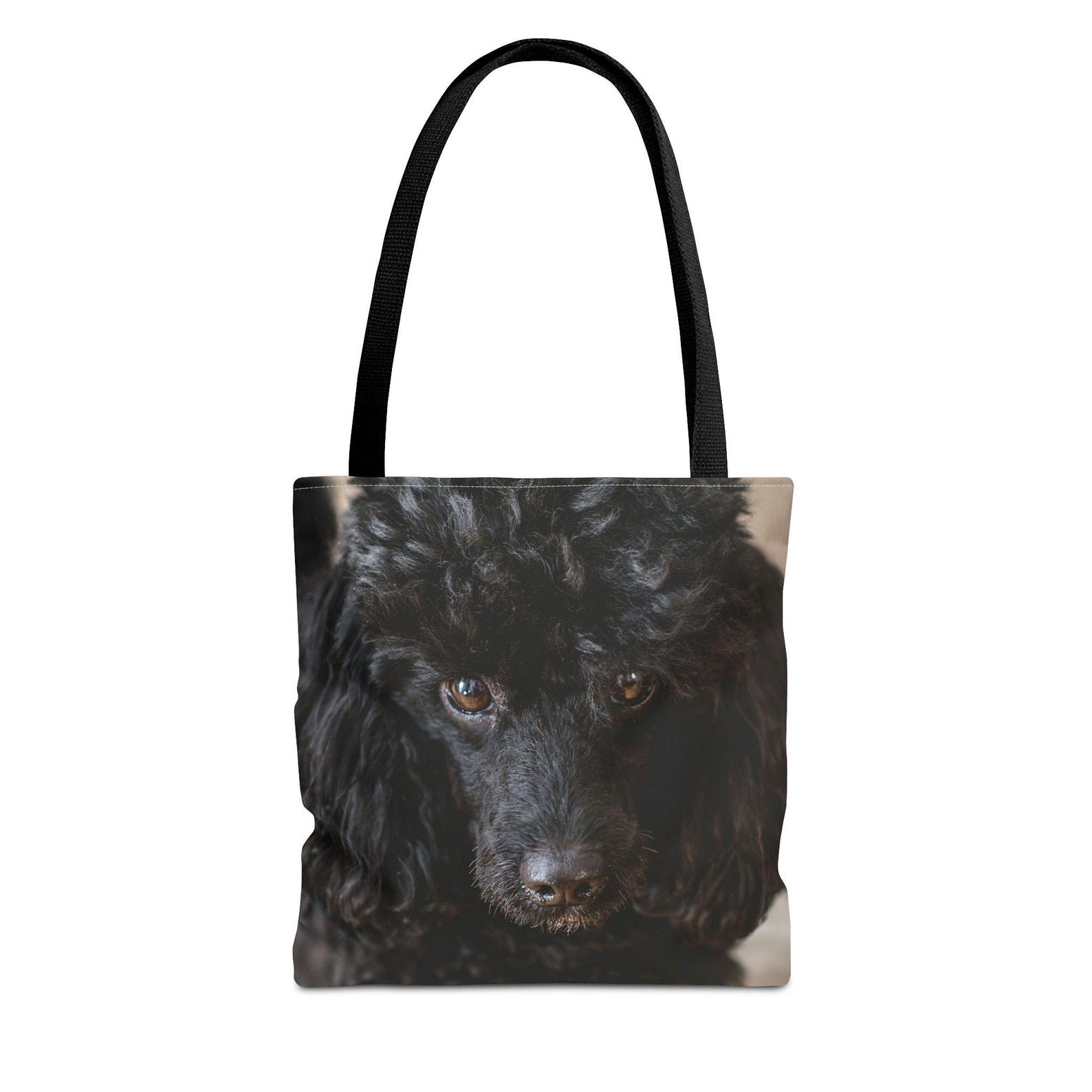 Black Poodle Dog Tote Bag (AOP) - Etsy