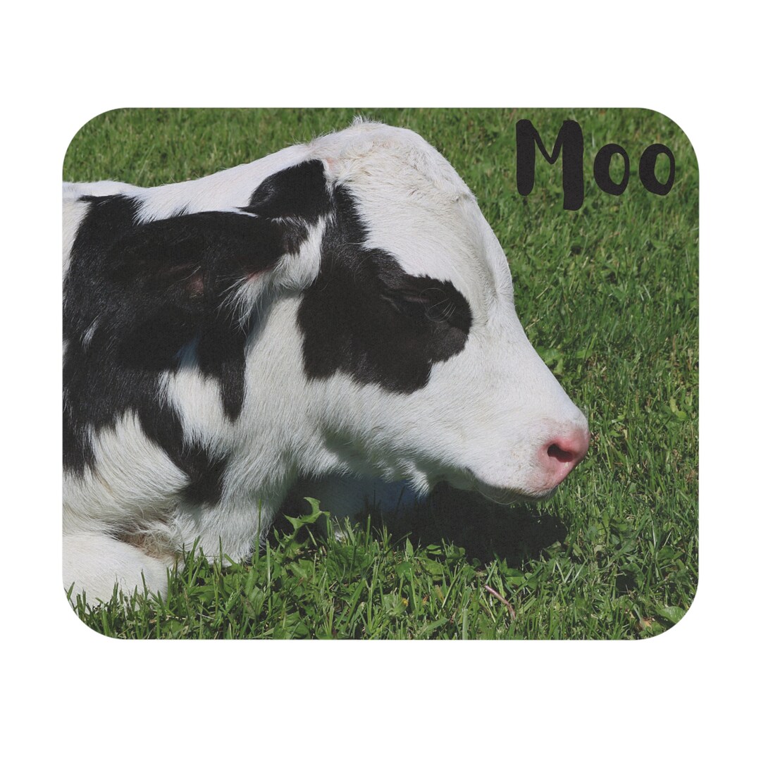 Moo Cow Mouse Pad (rectangle) - Etsy