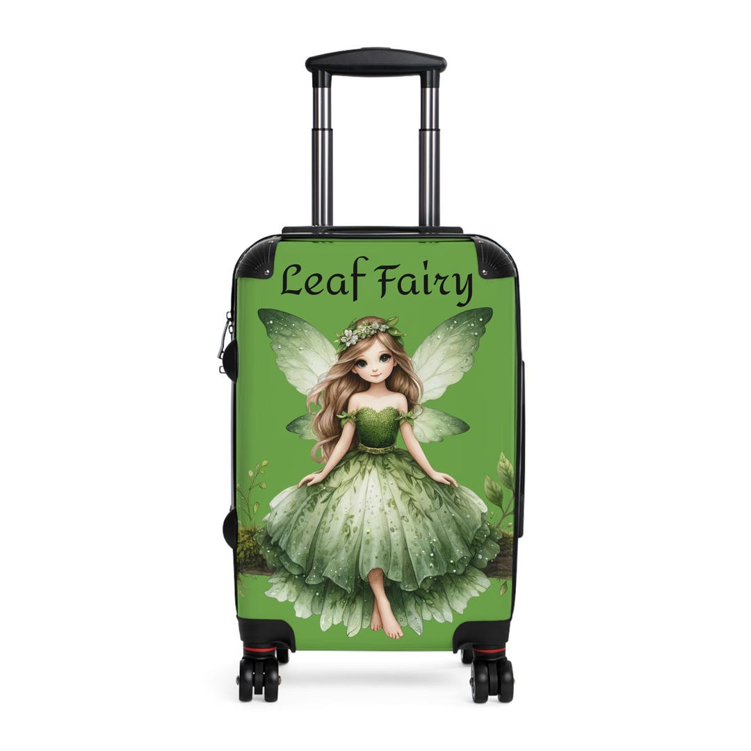 Small Leaf Fairy Green Suitcase - Etsy
