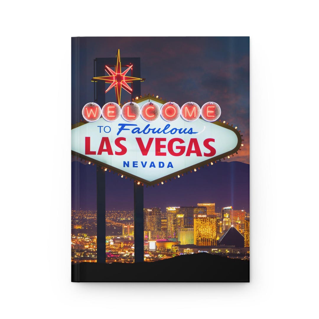 Las Vegas Nevada Hardcover Journal Matte - Etsy