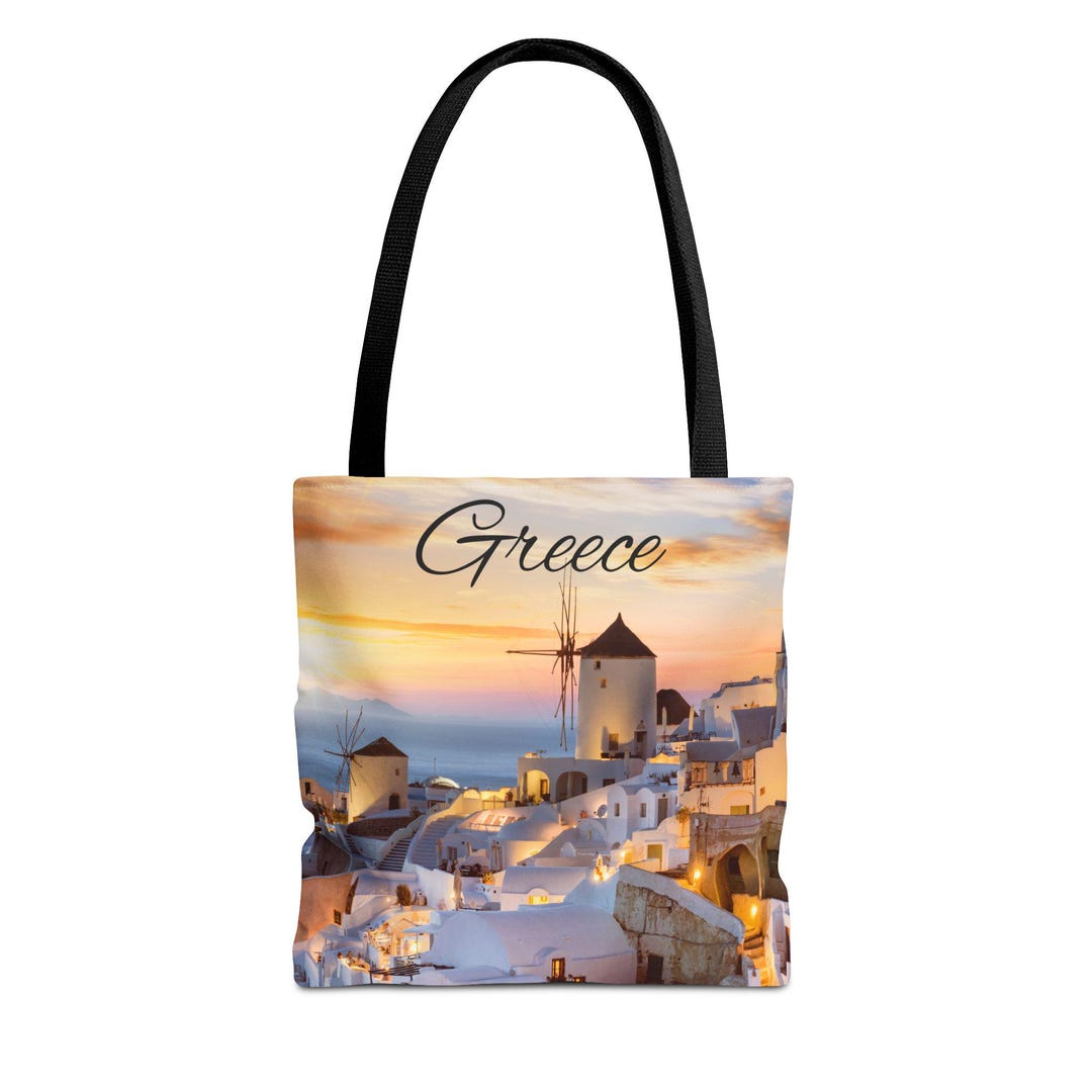 Greece Skyline Tote Bag (AOP) - Etsy