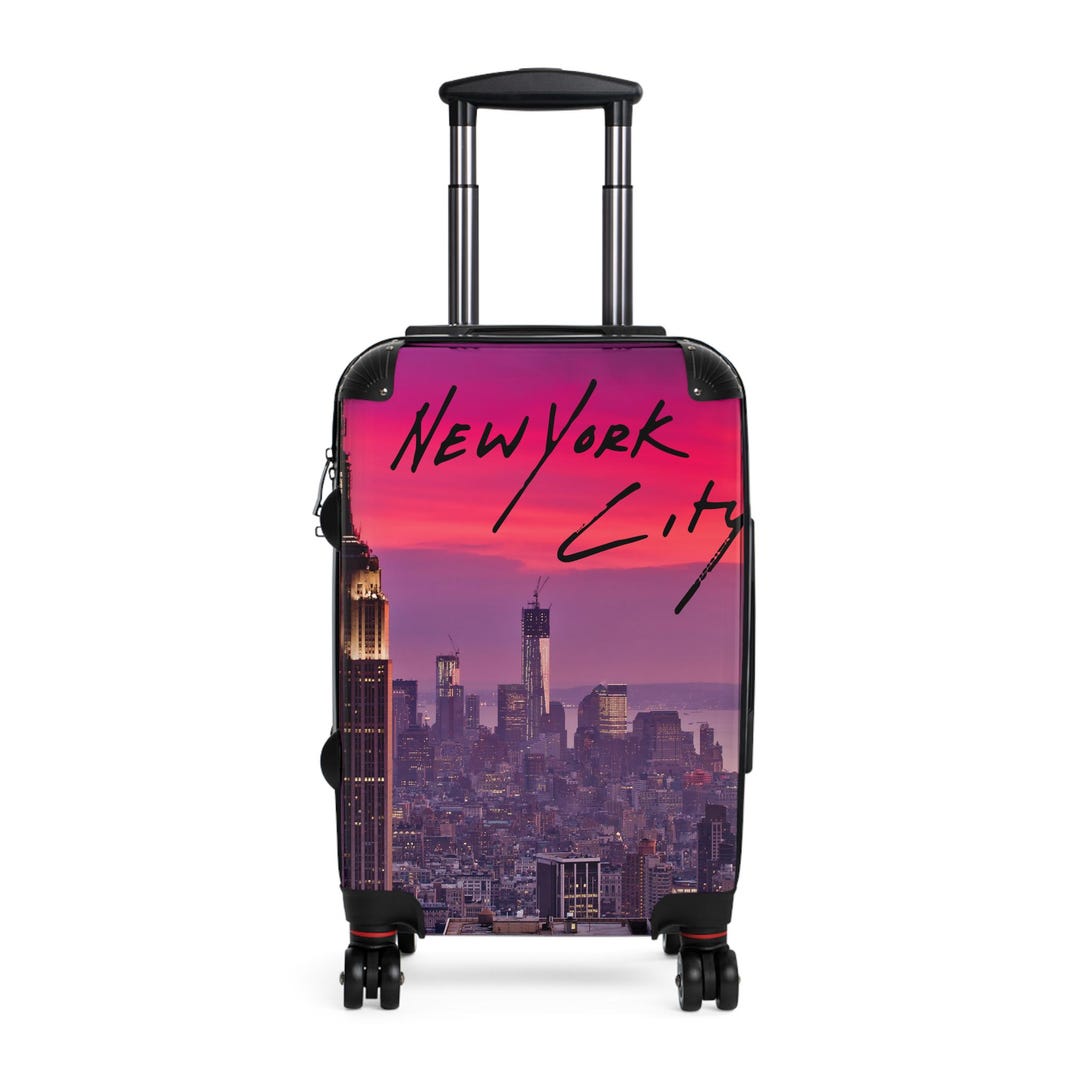Small New York City Skyline Sunset Suitcase - Etsy