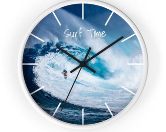 Surf Wall Clock - Etsy
