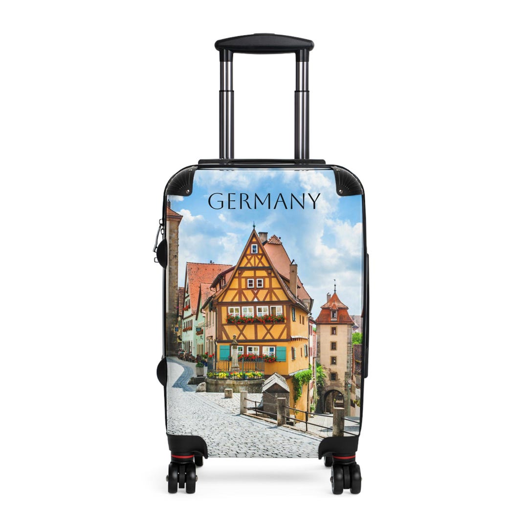 Medium Small Germany Scenery Suitcase, Travel Luggage, European ...