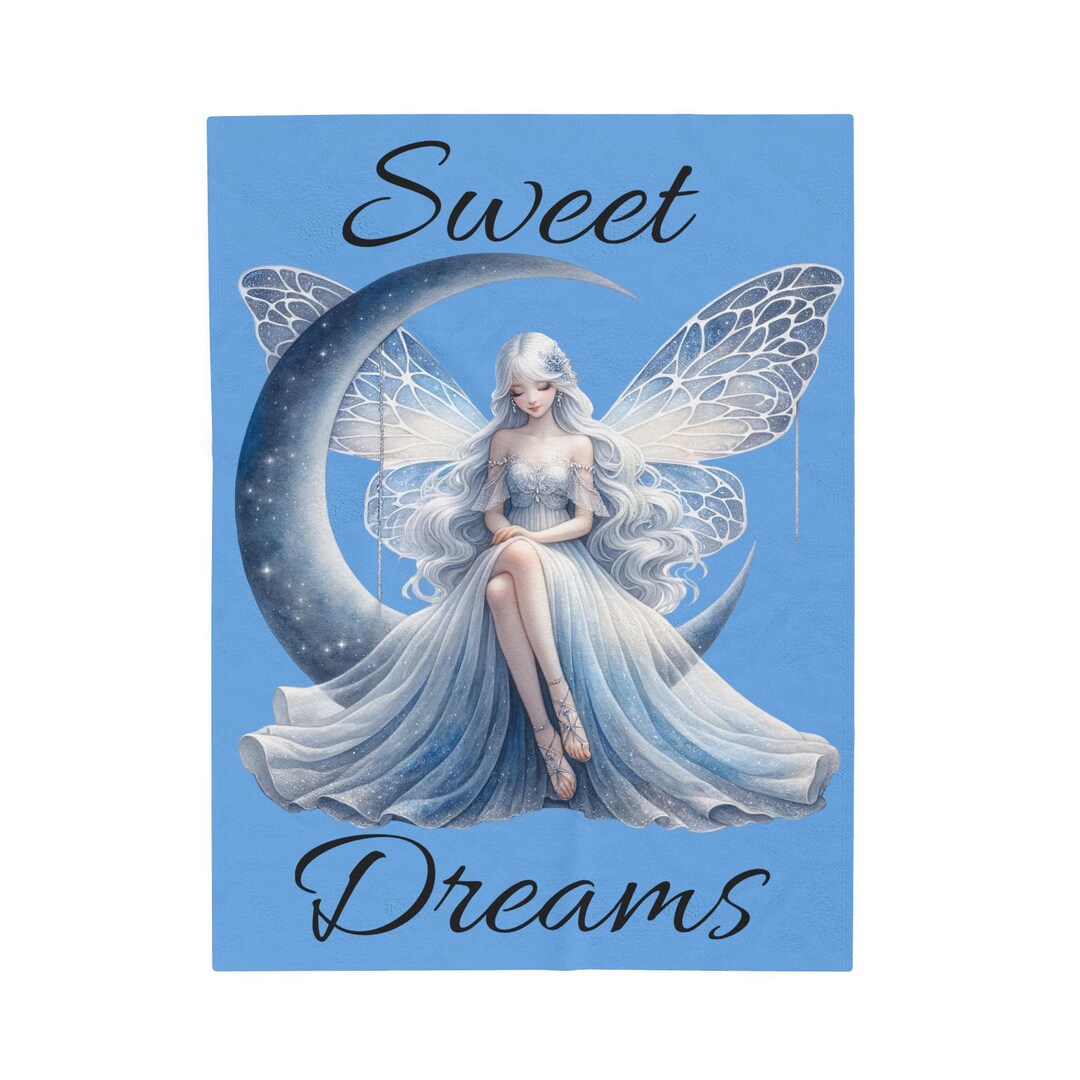 30"x40" Sweet Dreams Fairy Velveteen Plush Blanket - Etsy