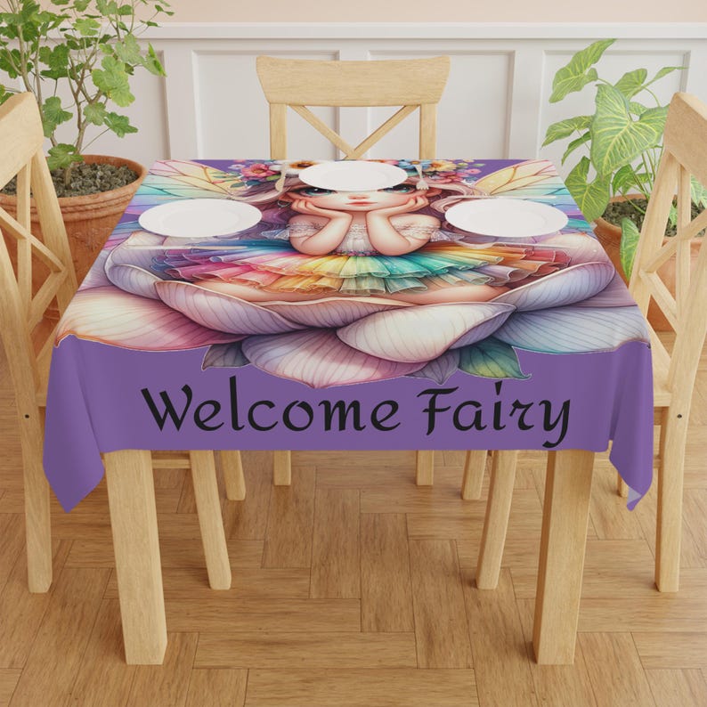 Welcome Fairy Tablecloth - Etsy