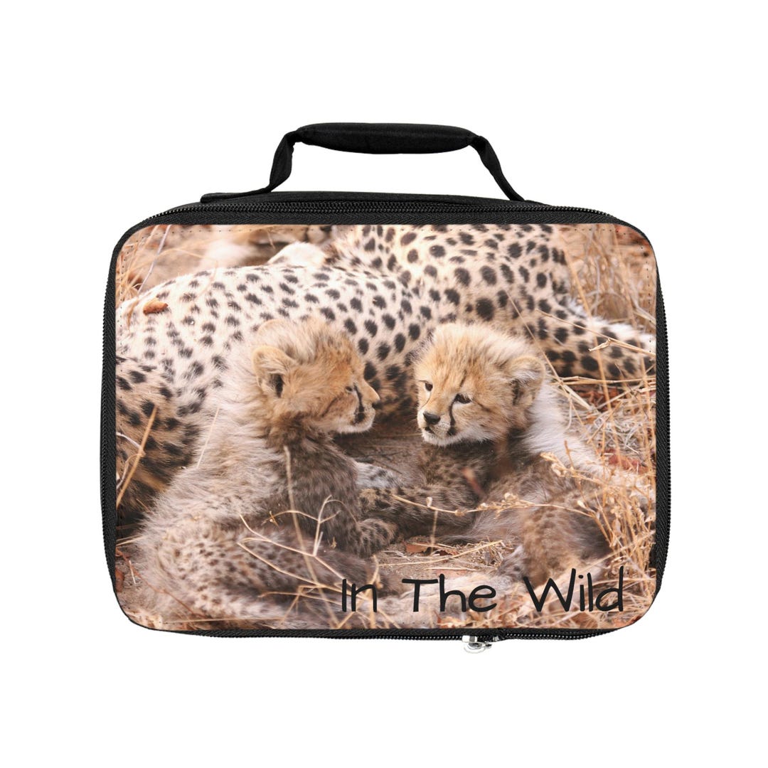 In the Wild Cheetah Cubs Baby Cheetahs Lunch Bag - Etsy