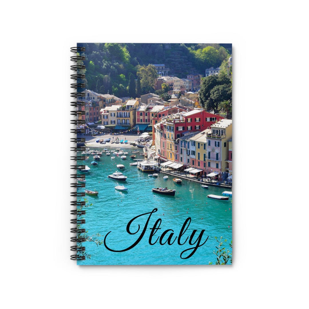 Italy View Spiral Notebook: Travel Journal, Sketchbook (6" X 8") - Etsy