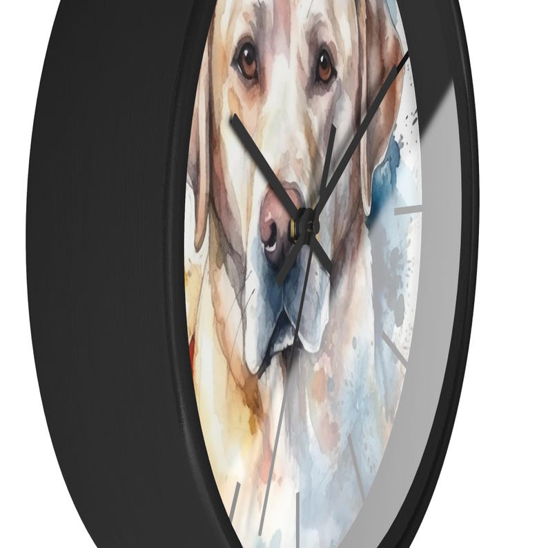 10" Yellow Labrador Dog Lab Puppy Wall Clock - Etsy