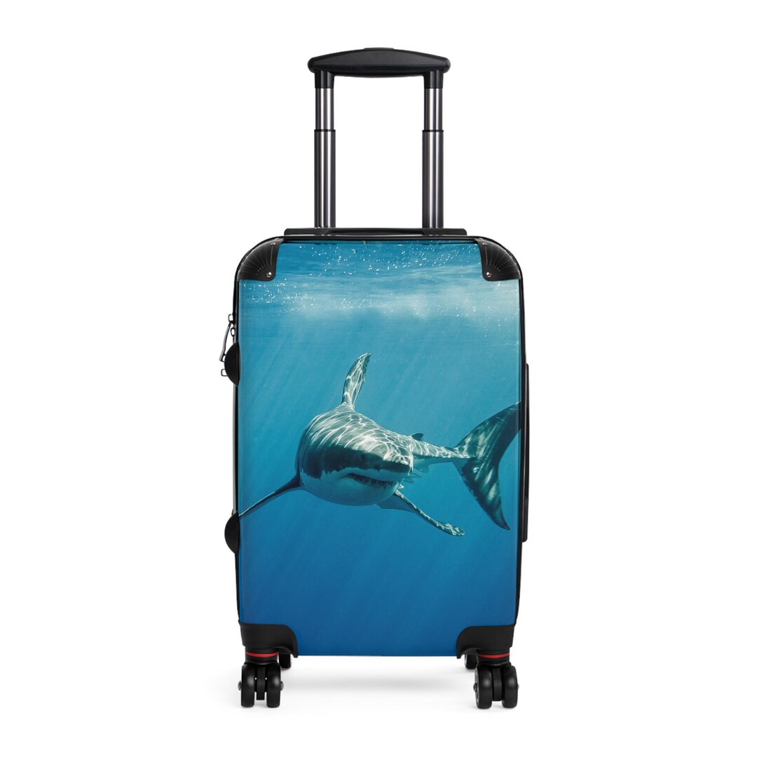 Small Size Shark Suitcase - Etsy