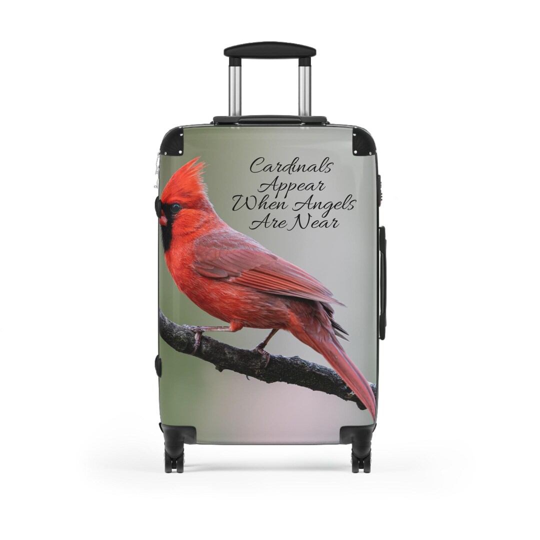 Cardinal Suitcase: Personalized Travel Luggage, Adventurer's Gift - Etsy