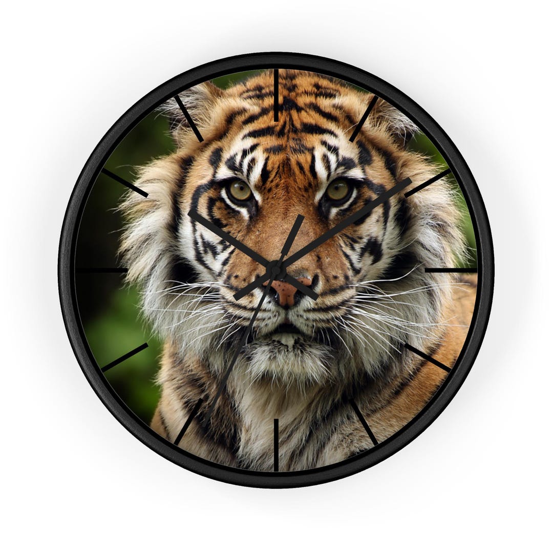 Tiger Wall Clock - Etsy
