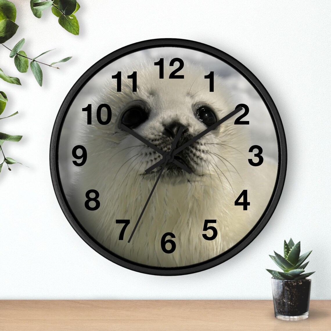 Arctic Seal Sea Lion Wall Clock - Etsy
